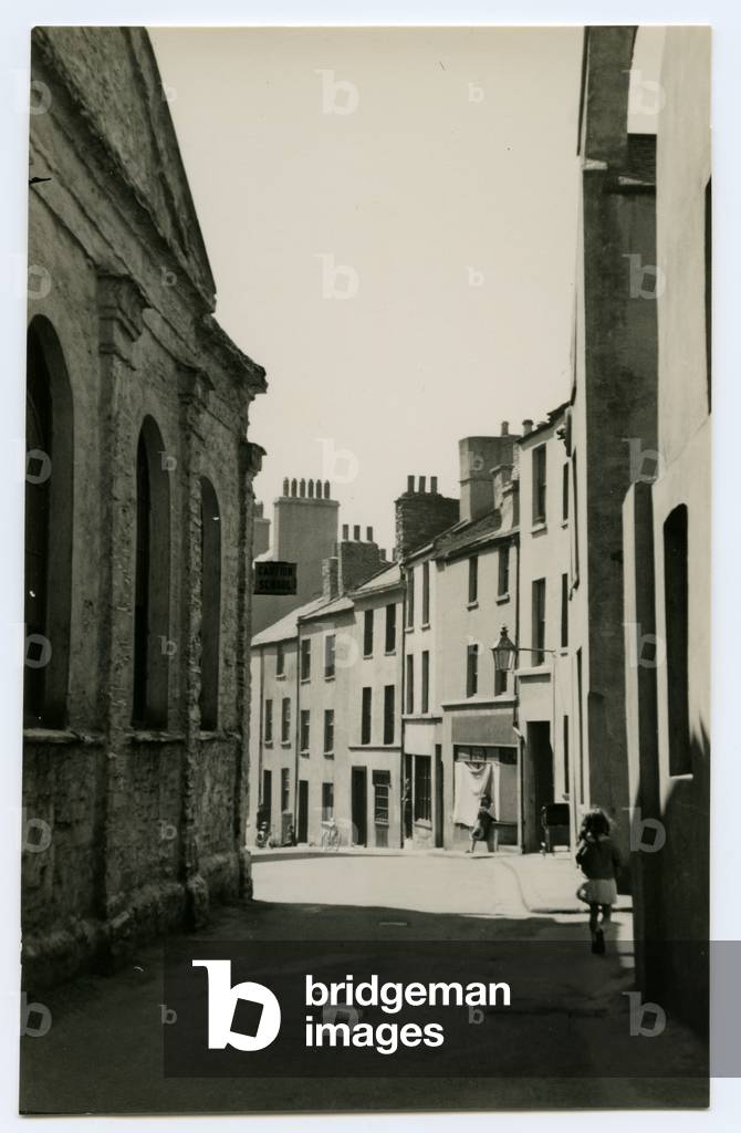 Image of Barrack Street, Douglas, Isle of Man, 1932-34 (b/w photo) by ...