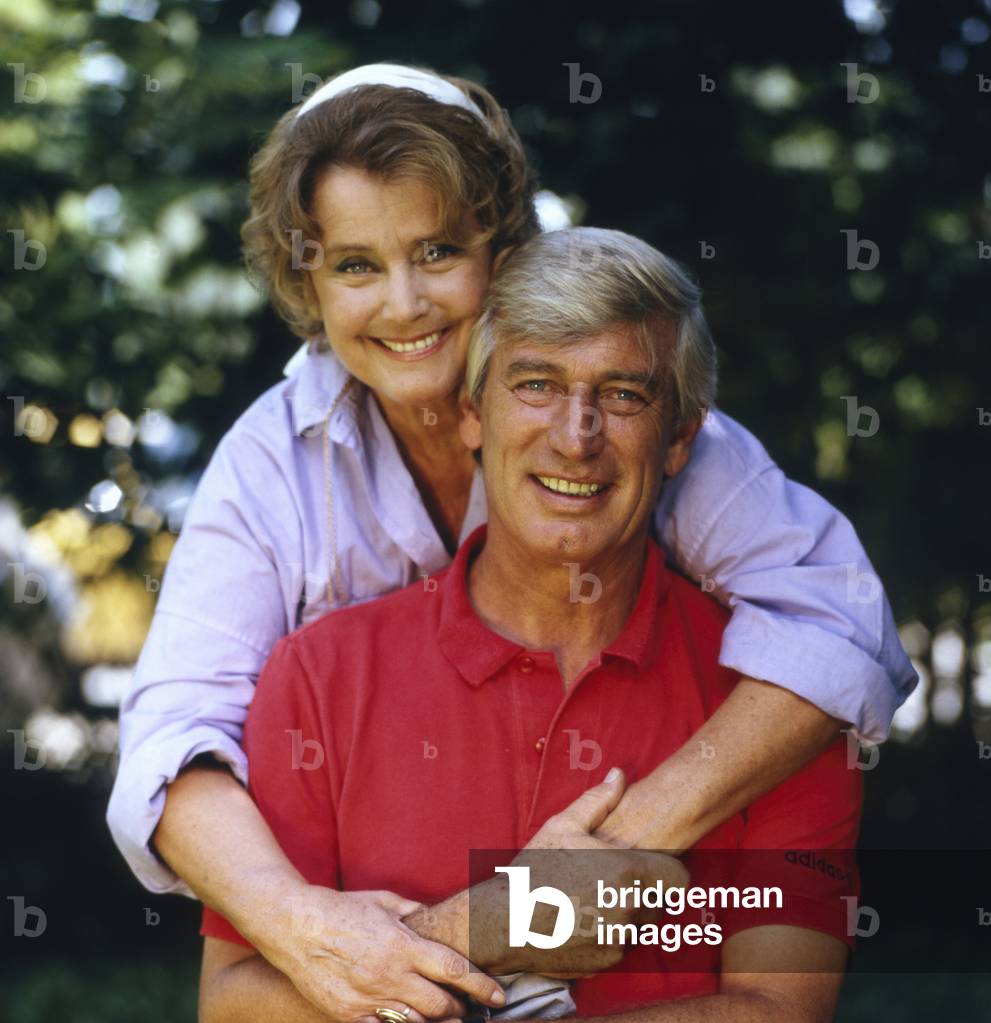 Image of The german actor Siegfried Rauch together with his colleque the