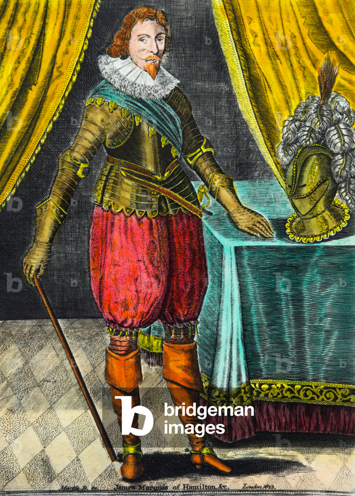 Image of James , Marquis of Hamilton, 17th century (Engraving) by Photo ...