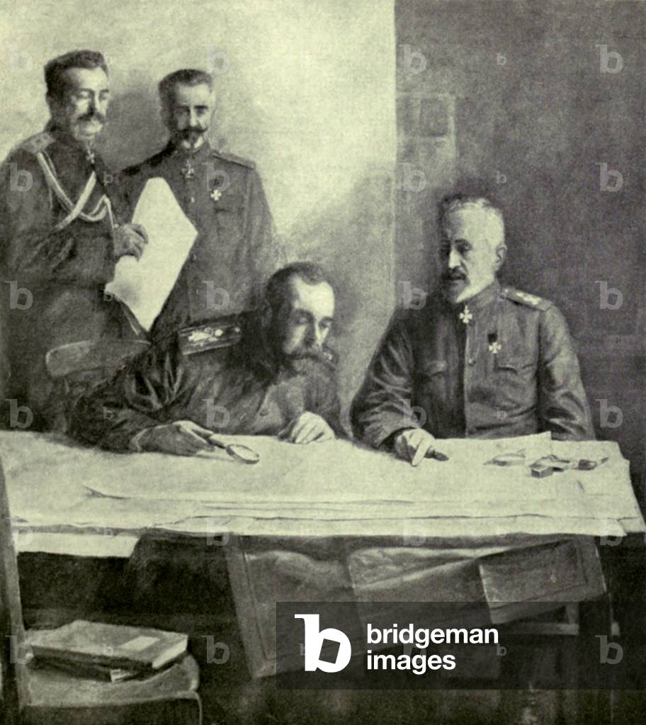 Image of Russian Czar Nicholas II with his cousin Grand Duke Nicholas ...