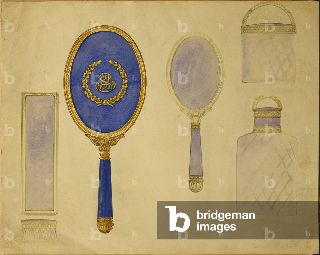 Image of Selection of designs, House of Carl Faberge (pencil, pen & by ...