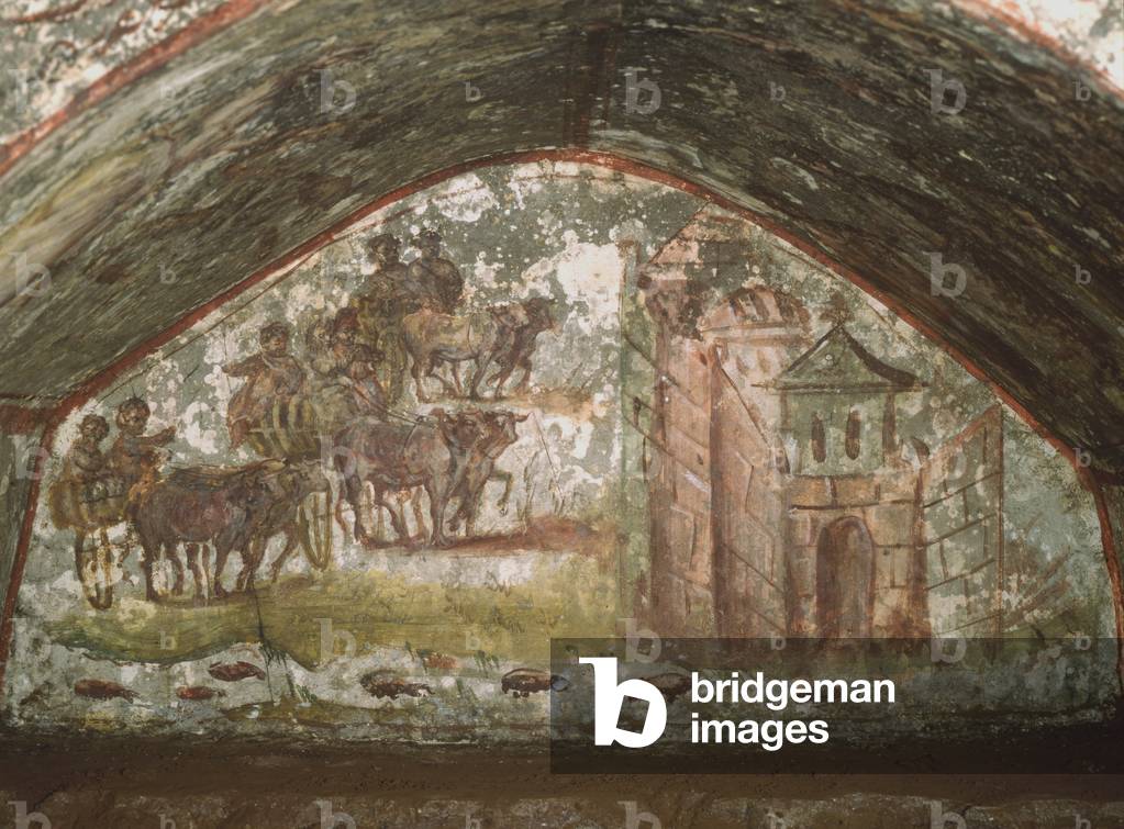 Image of The arrival of Jacob and his sons, Catacombs of Via