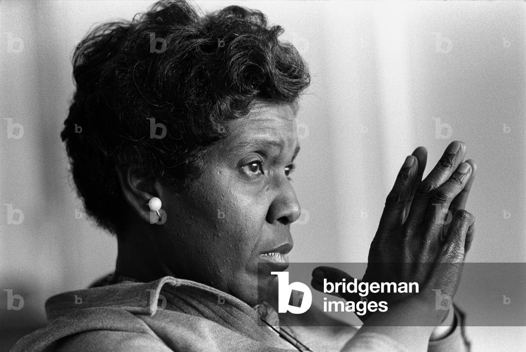 Image of Congresswoman Barbara Jordan. In 1966 she became the first woman