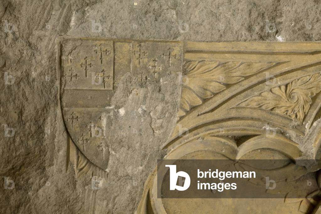 Image of Cathedral collection. Bas-Relief. White Stone. Devotion ...