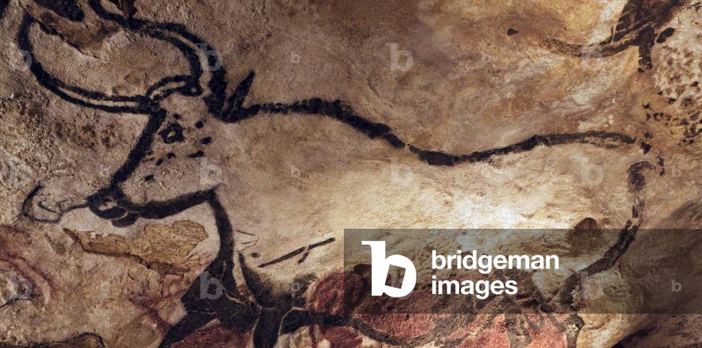 Image of France: Upper Paleolithic cave painting of animals from the ...