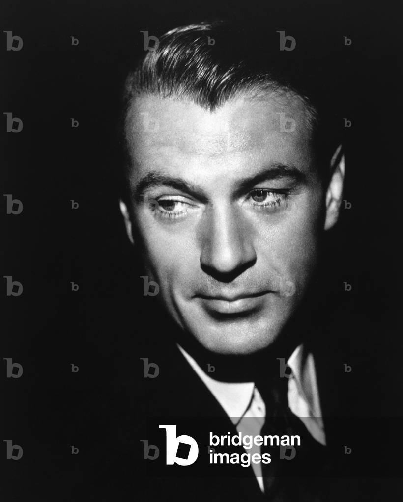 Image of Actor Gary Cooper, Portrait, 1941 (b/w photo)