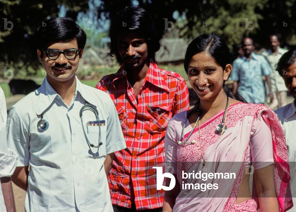 Image of Doctors in village, Vellore, Tamil Nadu, South India (photo)