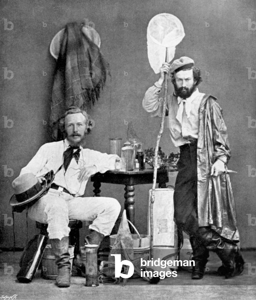 Image of Ernst Haeckel and his assistant Nicholas Miklouho-Maclay ...