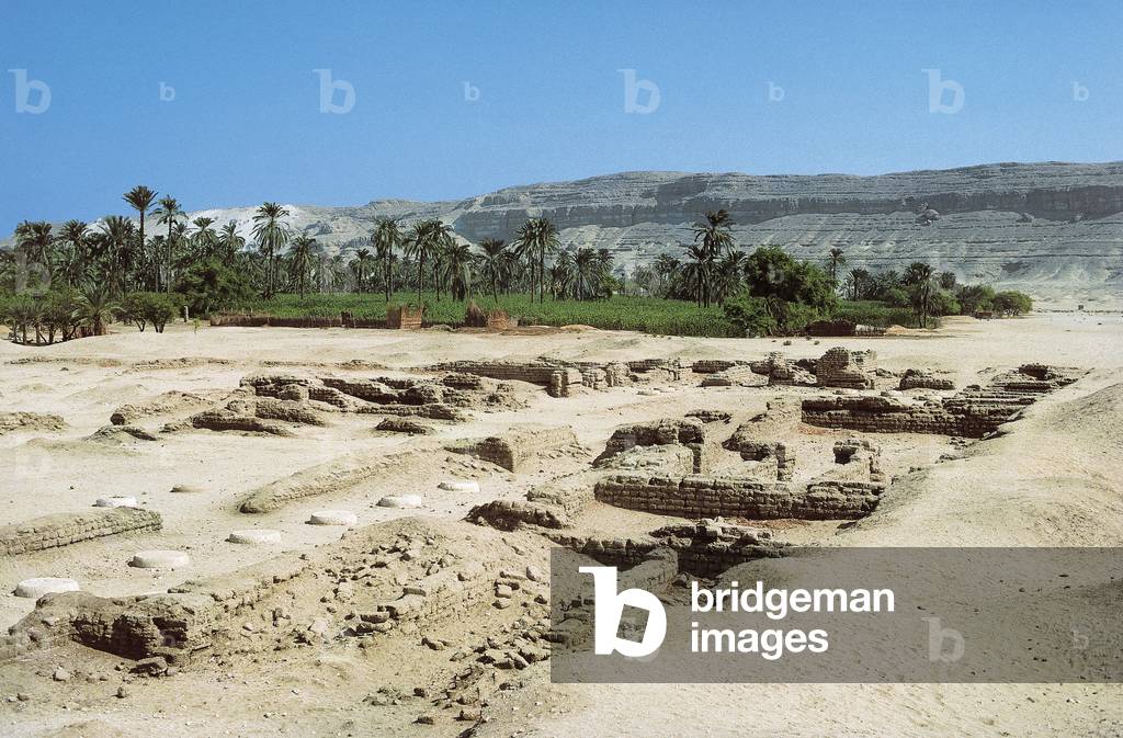 Image of Egypt, Tall al-Amarnah (Amarna, Tell el-Amarna).Ruins of ...