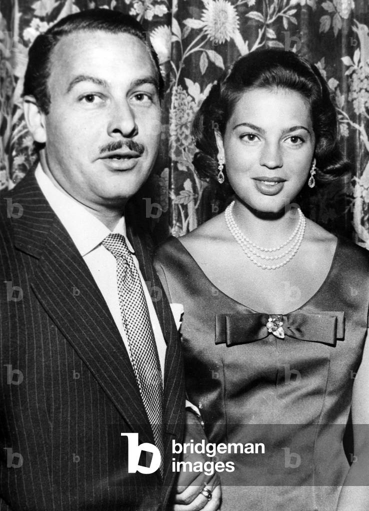 Image of Prince Alfonso von Hohenlohe-Langenburg and his 1st wife ...