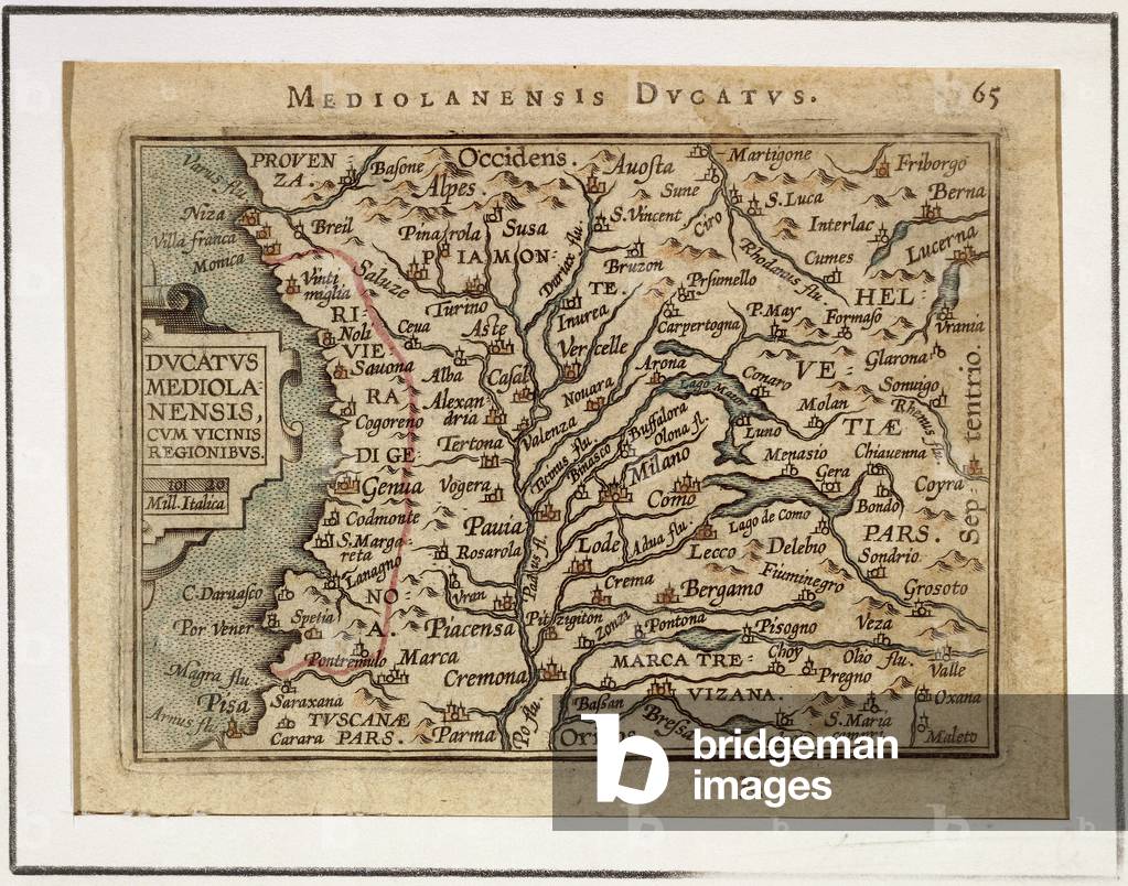 Duchy Of Milan Mapa