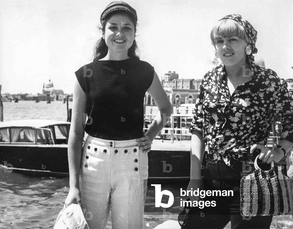 Image of Gigliola Cinquetti and Caterina Caselli, Venice, Italy, 1966 ...