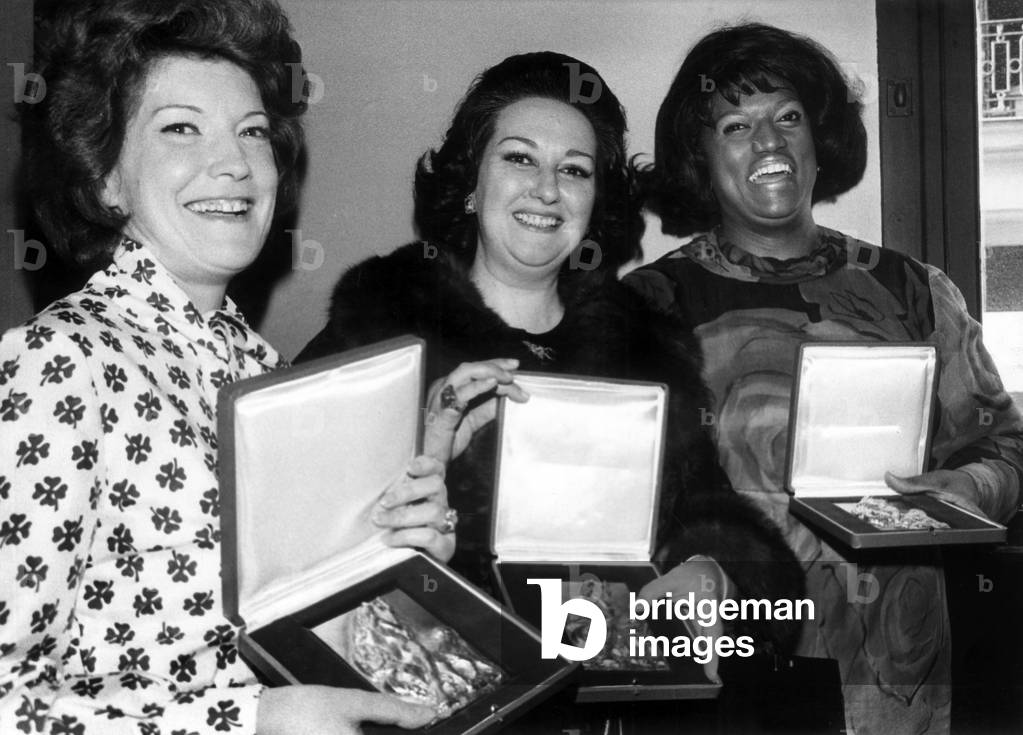 Image of Opera Singers Mady Mesple, Monserrat Caballe and Jessye Norman ...