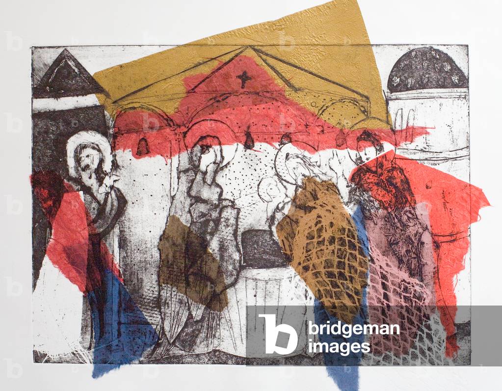 Image of The Presentation, 2014 (collagraph plate mono prints on chine ...
