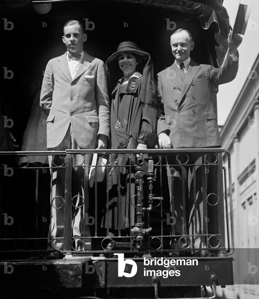 Image of Grace Coolidge: Grace Coolidge wearing mourning clothes for ...