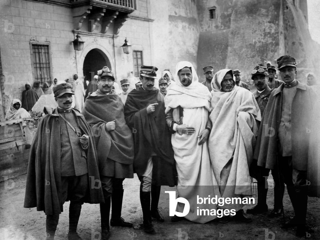 Image of Military Officers, Libya, 1920-30 (b/w photo)