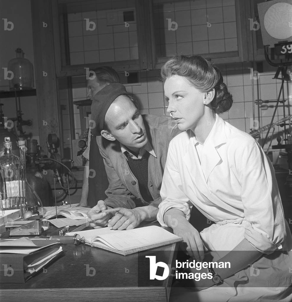 Image of Actress Signe Hasso, 1950 (b/w photo)