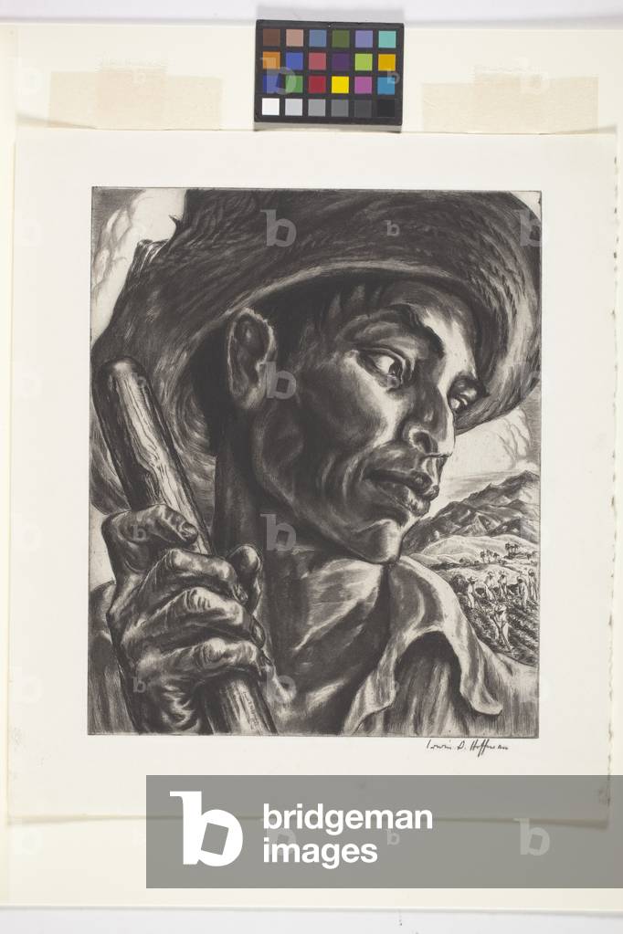 Image of El Jiharo Puerto Rico, 1940 (etching) by Hoffman, Irwin David ...