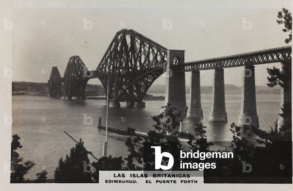 Image of The Forth Bridge, Scotland, Edinburgh by Unknown photographer ...