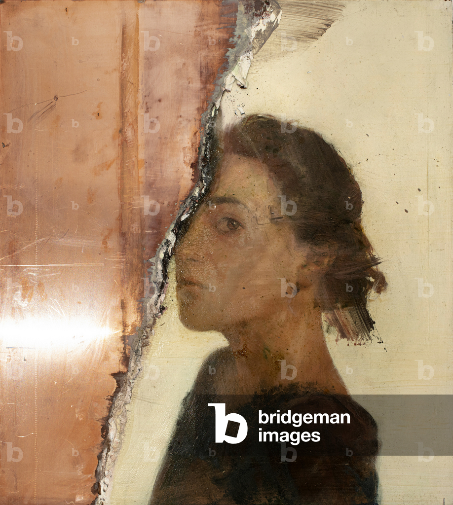 Image of Sofia, 2023 (oil on copper) by Pucci, Nicola (b.1966)