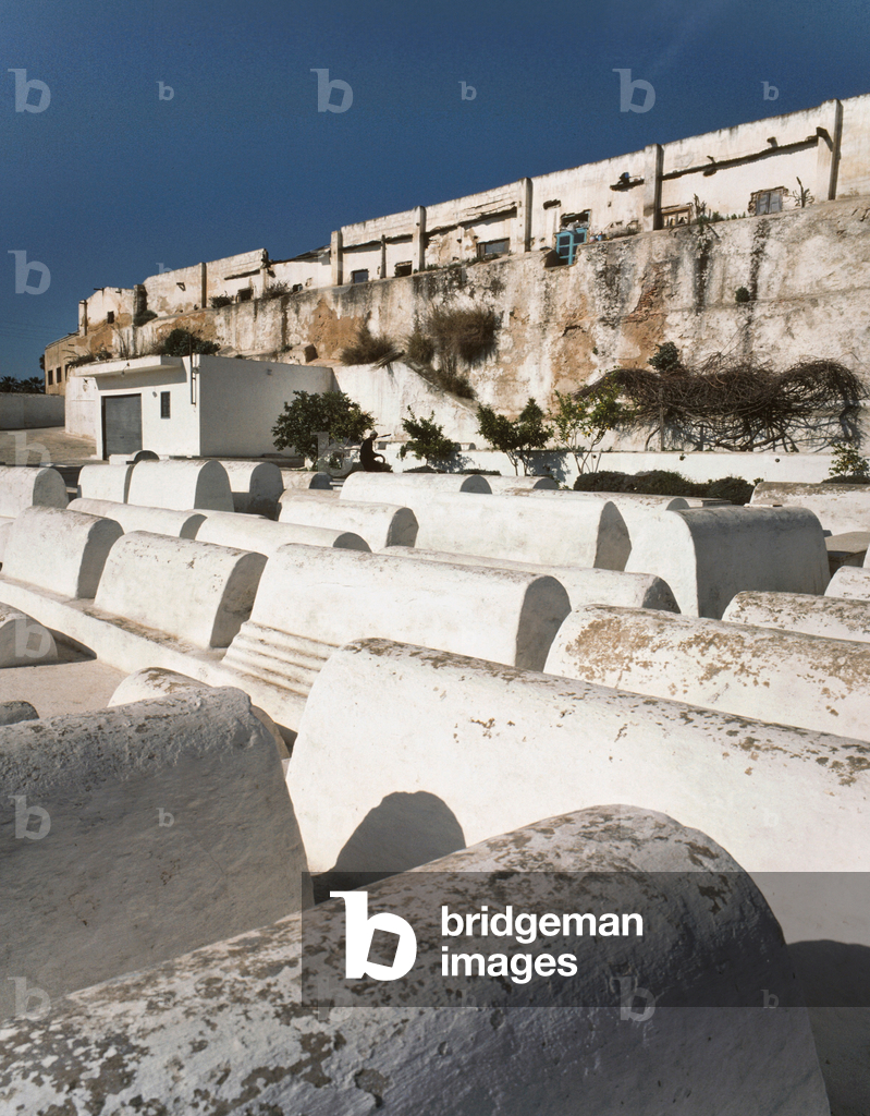 Image of Tombs in the old Jewish cemetery of Fez (Fes), Morocco, by ...