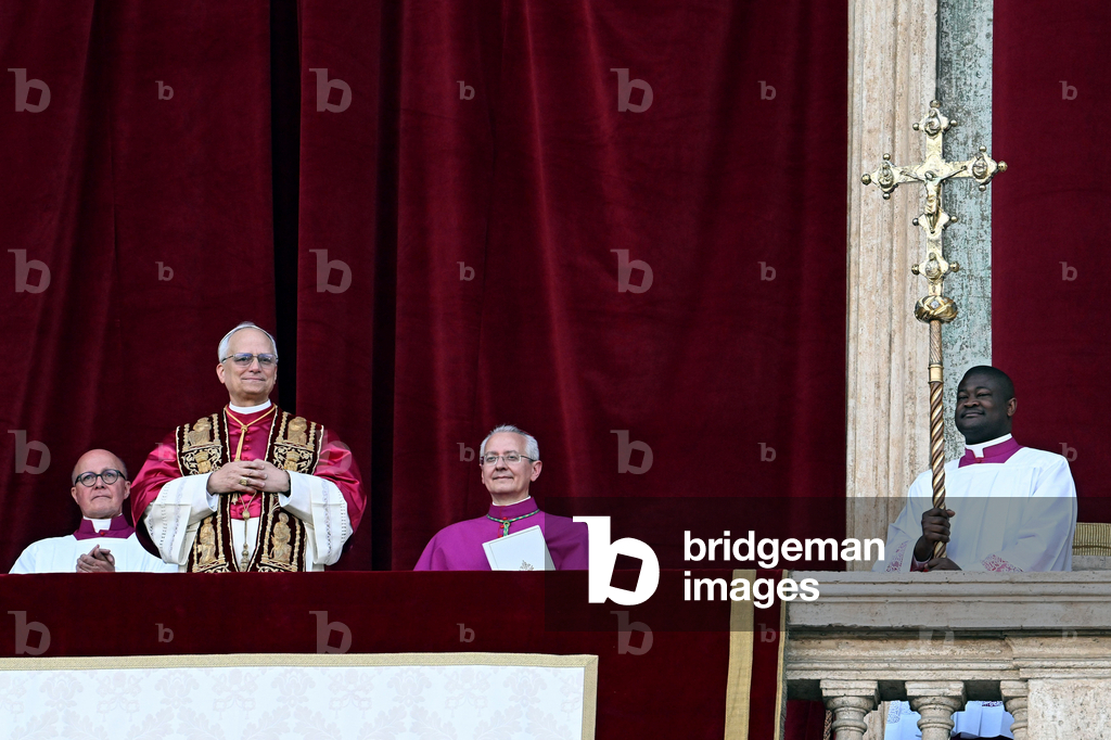 Image of New Pope elected. In the photo: New Pontiff Robert Francis