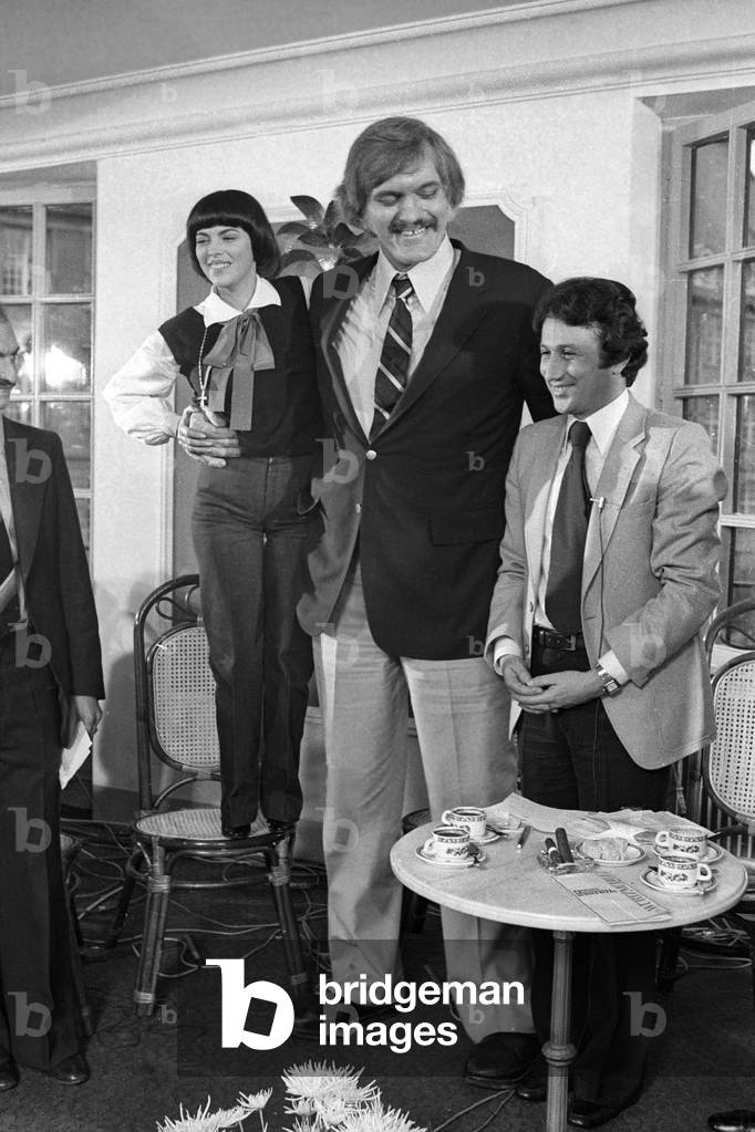 Image of Mireille Mathieu, Richard Kiel et Michel Drucker