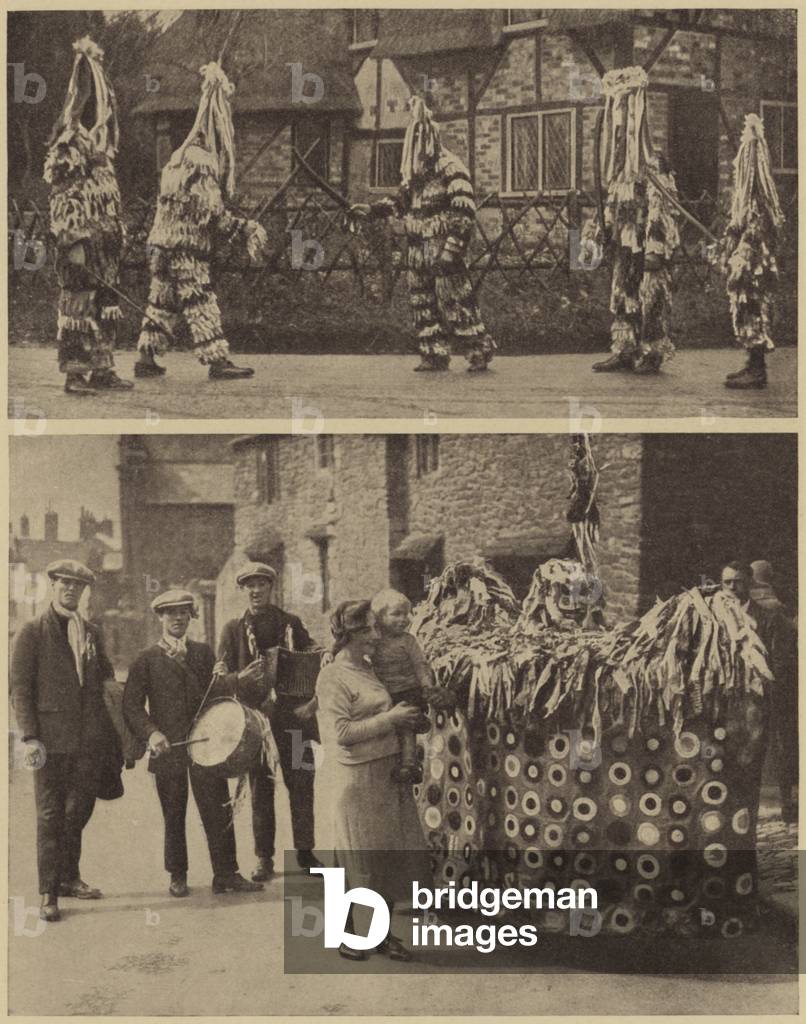 Image of Mummers and Hobby Horse appearing in traditional customs ...