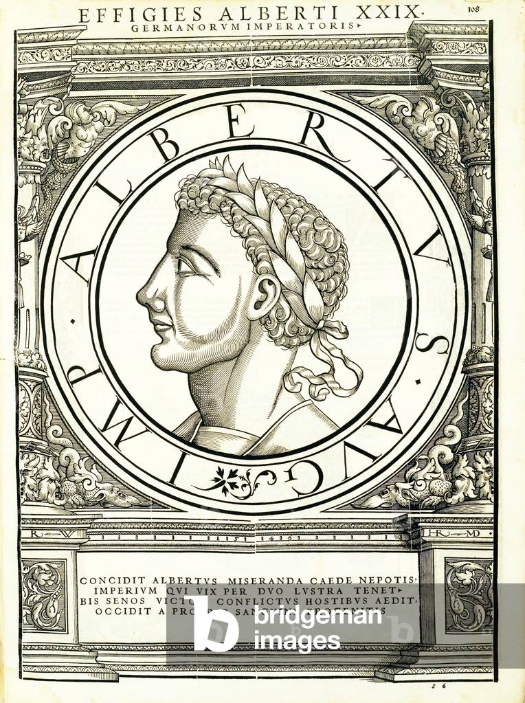 Image of Albertus I, illustration from 'Imperatorum romanorum omnium ...