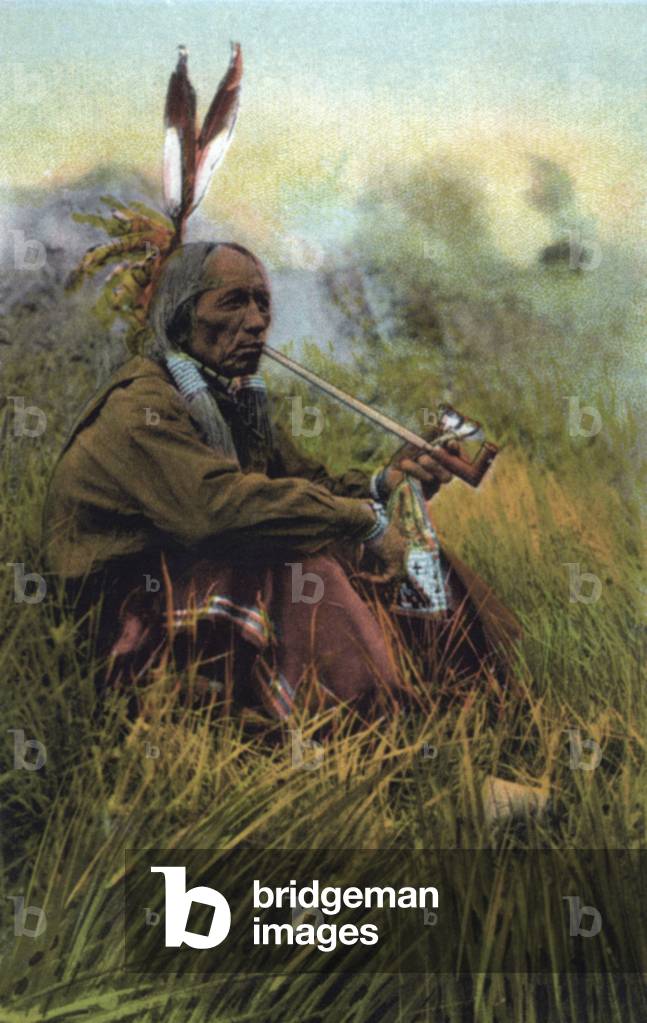 Image of 'Chief Good Boy.' Portrait of a Native American Chief