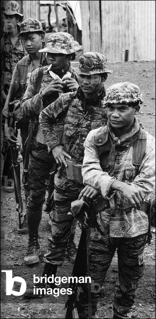 Image of Vietnam: 'Montagnard' soldiers in the service of the Republic ...