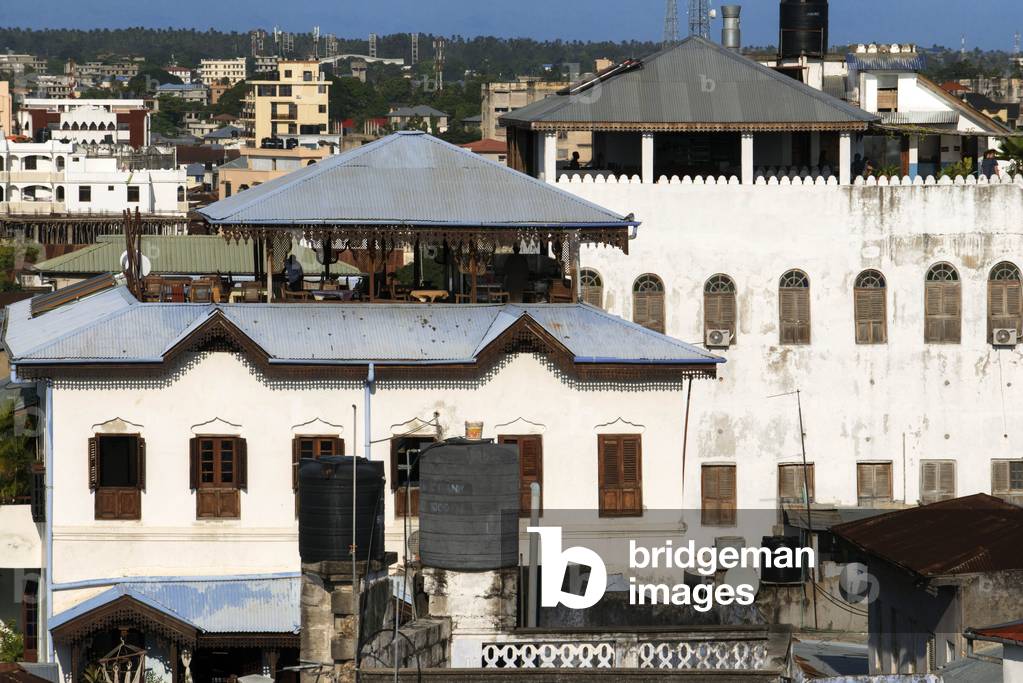 Image of Typical design of colonial houses in the center of Stone by ...