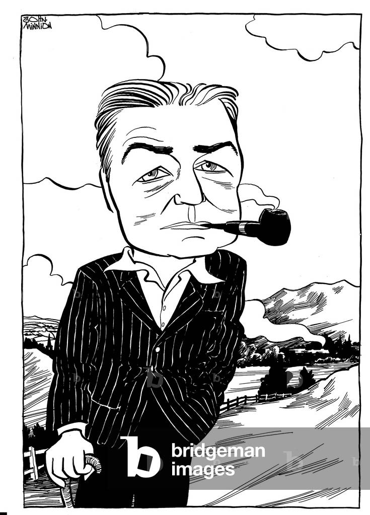 Image of Ernest John Moeran with pipe English composer of Irish descent ...