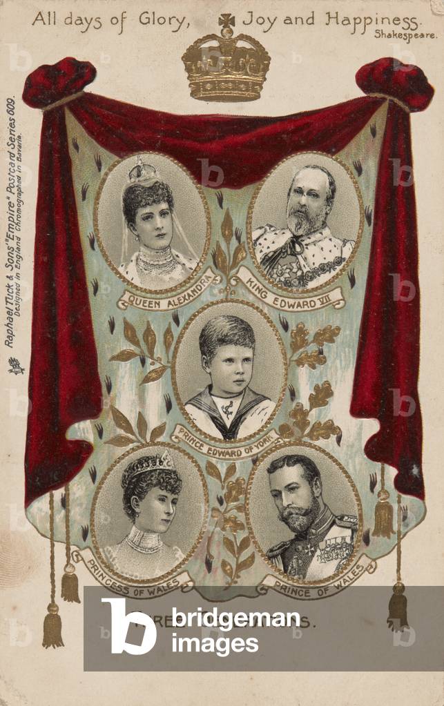 Image of Three Generations of the Royal Family, 1901 (print) by Raphael ...