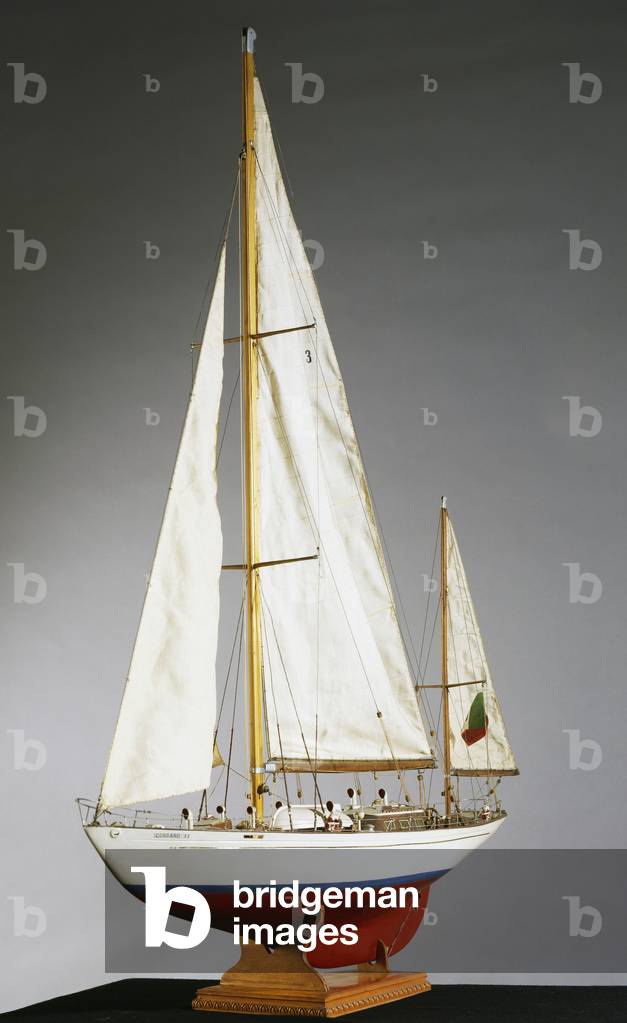 Image of 1:25 scale model of Corsair II, Italian Navy training ship
