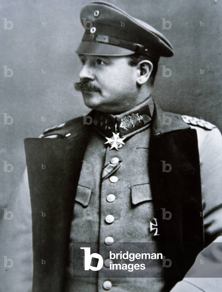 General Wilhelm Groener wearing the Pour le Merite at his collar and ...