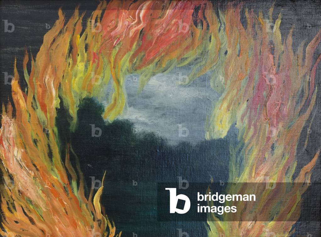 Image of Landscape on fire (Le paysage en feu), 1928, René Magritte by ...