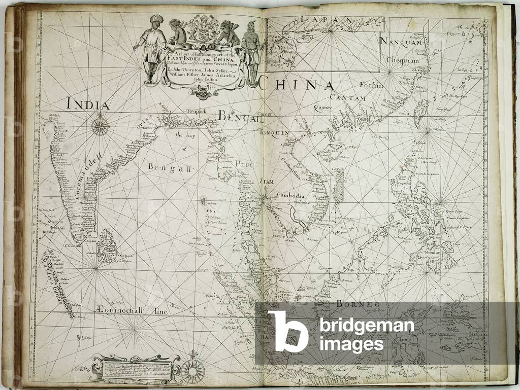 A chart of the trading part of the East Indies and China, with the ...