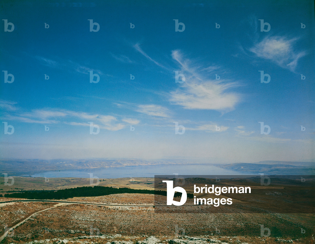 Image of Lake of Galilee, Lake Genezareth, Galilee, Israel (photo) by ...