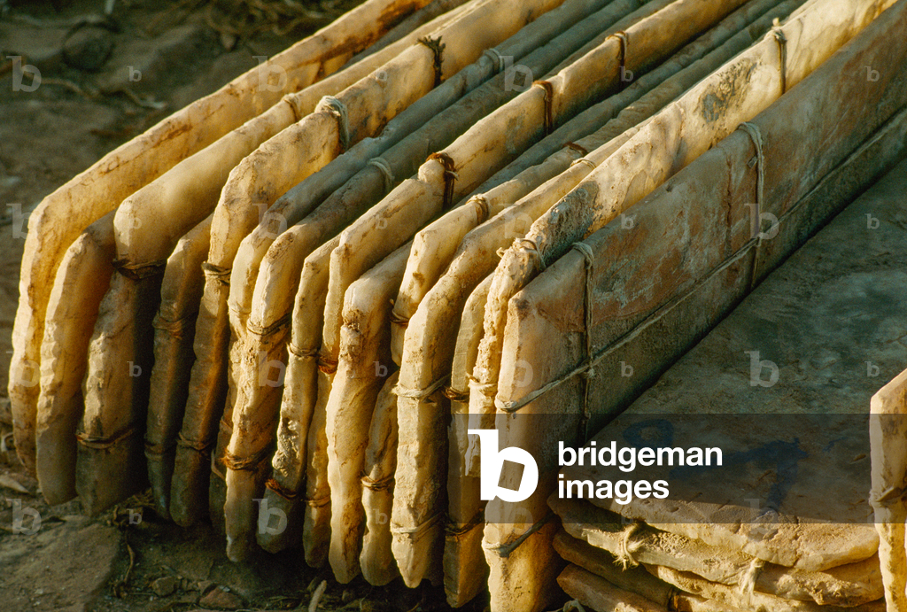 Image of Slabs of salt. Mopti, Mali., 1990s (photo) by Stanfield, James ...