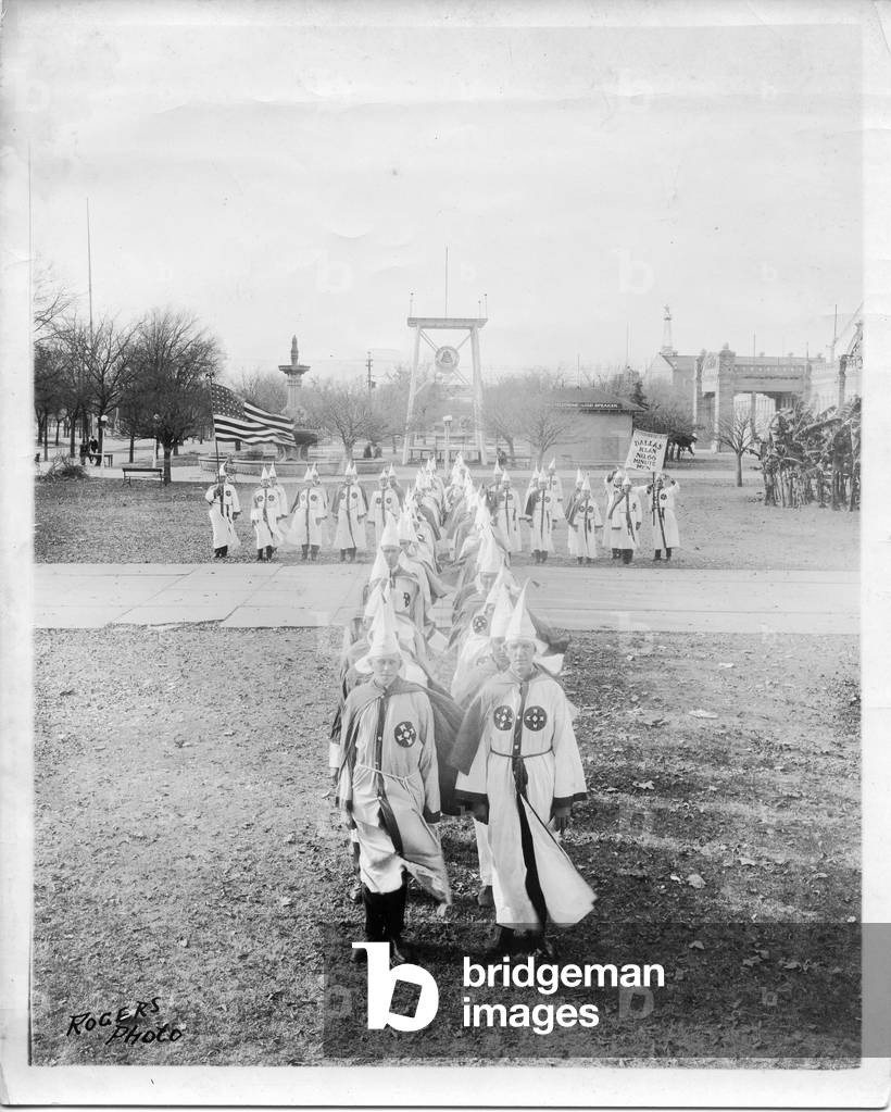Image of Klan Forming a Cross at the State Fair of Texas, by American ...