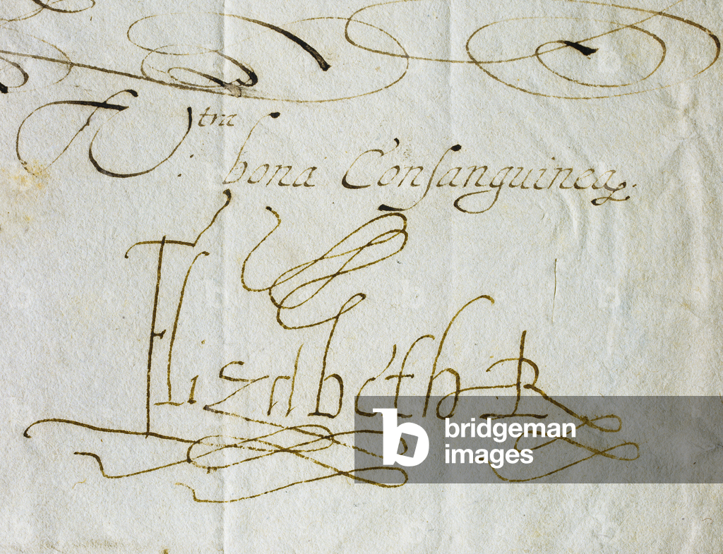 Image of Signature Elizabeth R for Queen Elizabeth I, 1986 (photo) by ...