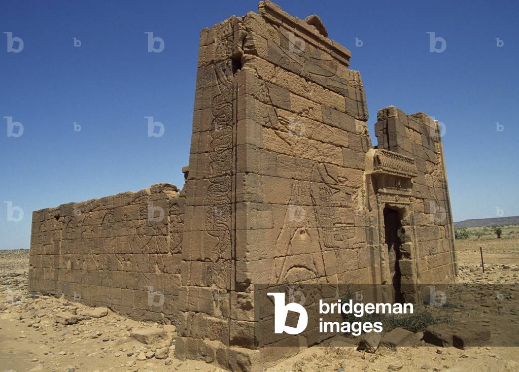 Image of Ruins of Apedemak Temple, commissioned by King Natakamani and ...