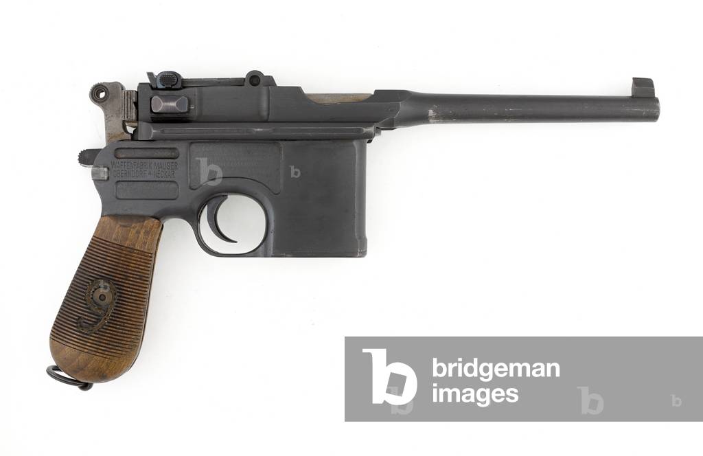 Image of Mauser C96 9 mm self-loading pistol, Export model converted to ...