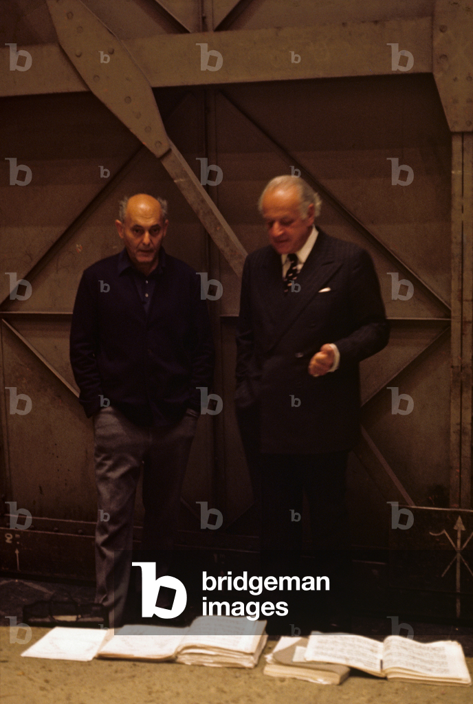 Image of George Solti, Hungarian conductor, Opera House Palais Garnier ...