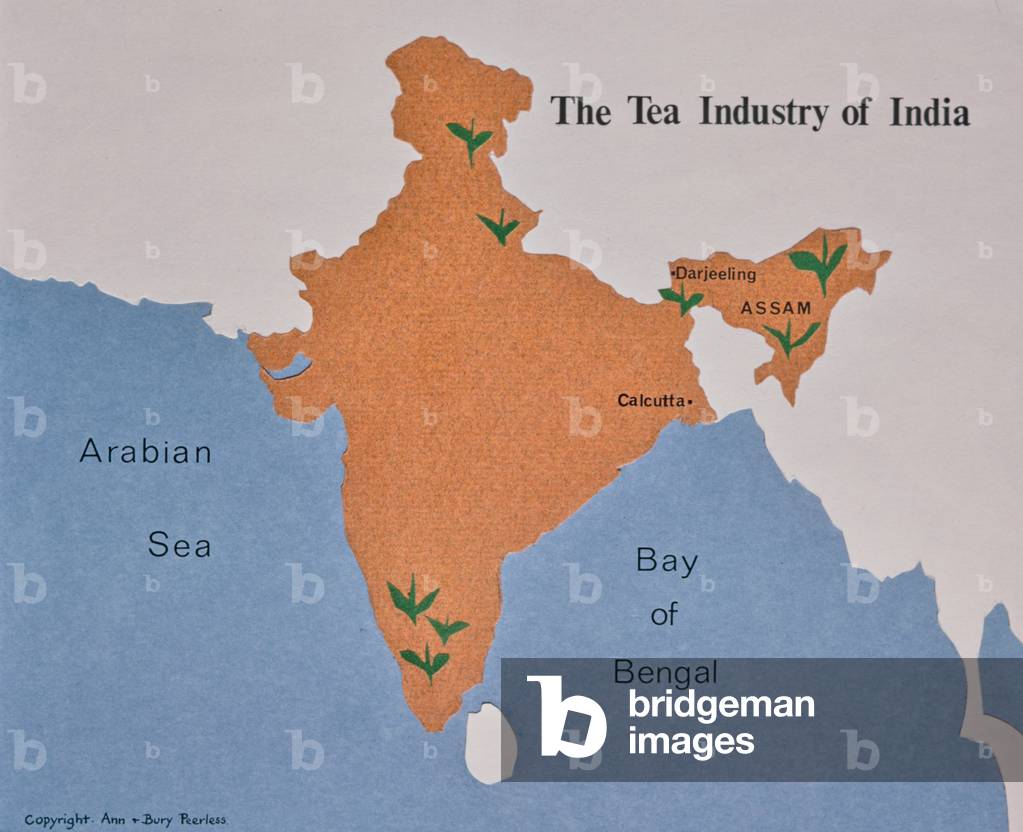 Image of Map of the tea industry of India, 1978 (photo)