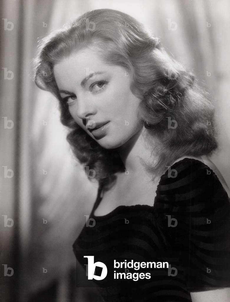 Image of Austrian actress Jester Naefe, Germany 1955 (b/w photo)