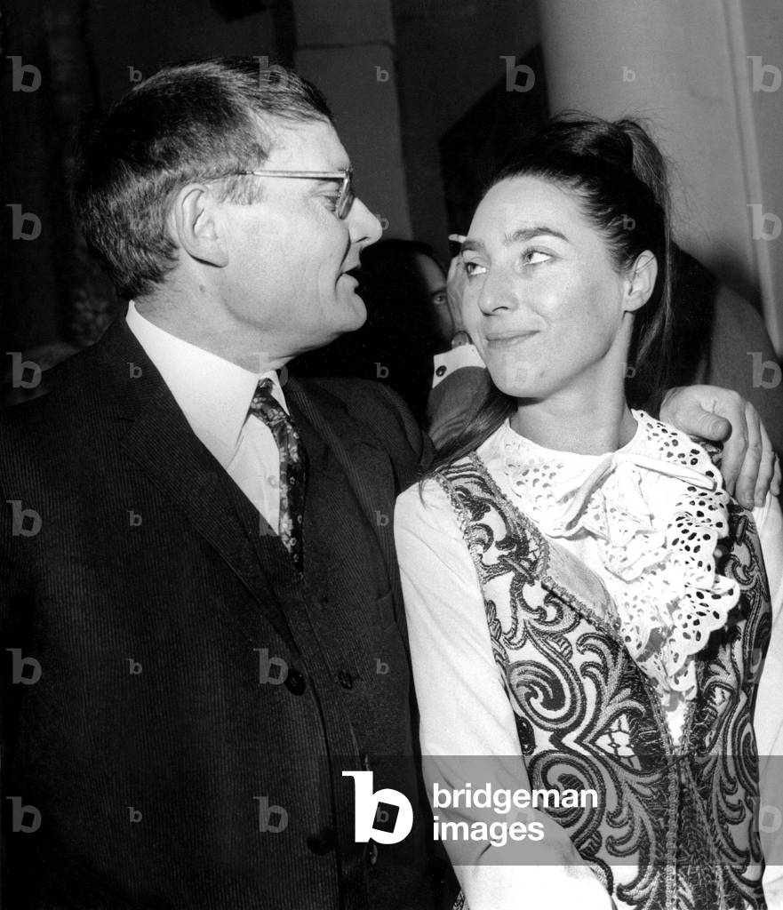 Image of Scrittore francese Herve Bazin e sua moglie alla Premiere di