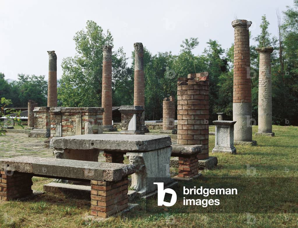 Image of Ruins of Roman Forum, Velleia, 2nd century BC, Emilia-Romagna, Italy