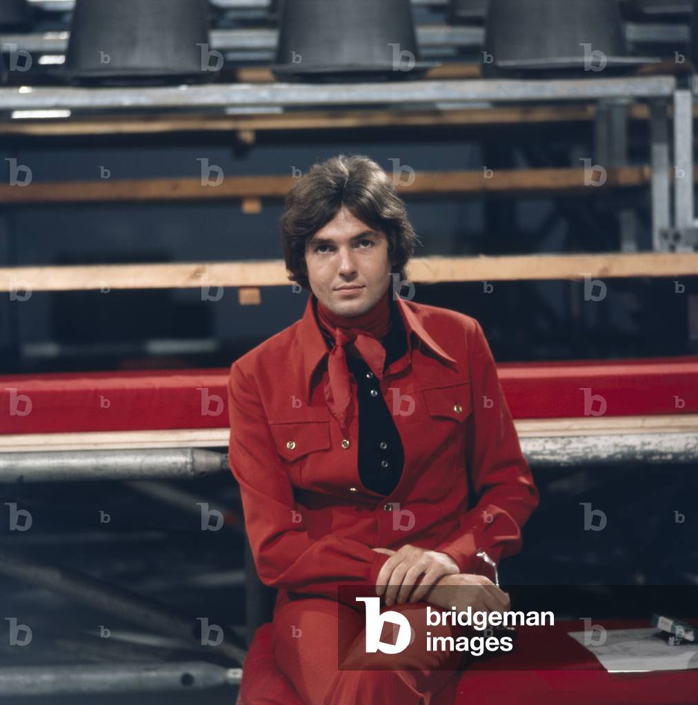 Image of The German pop singer and actor Chris Roberts during a